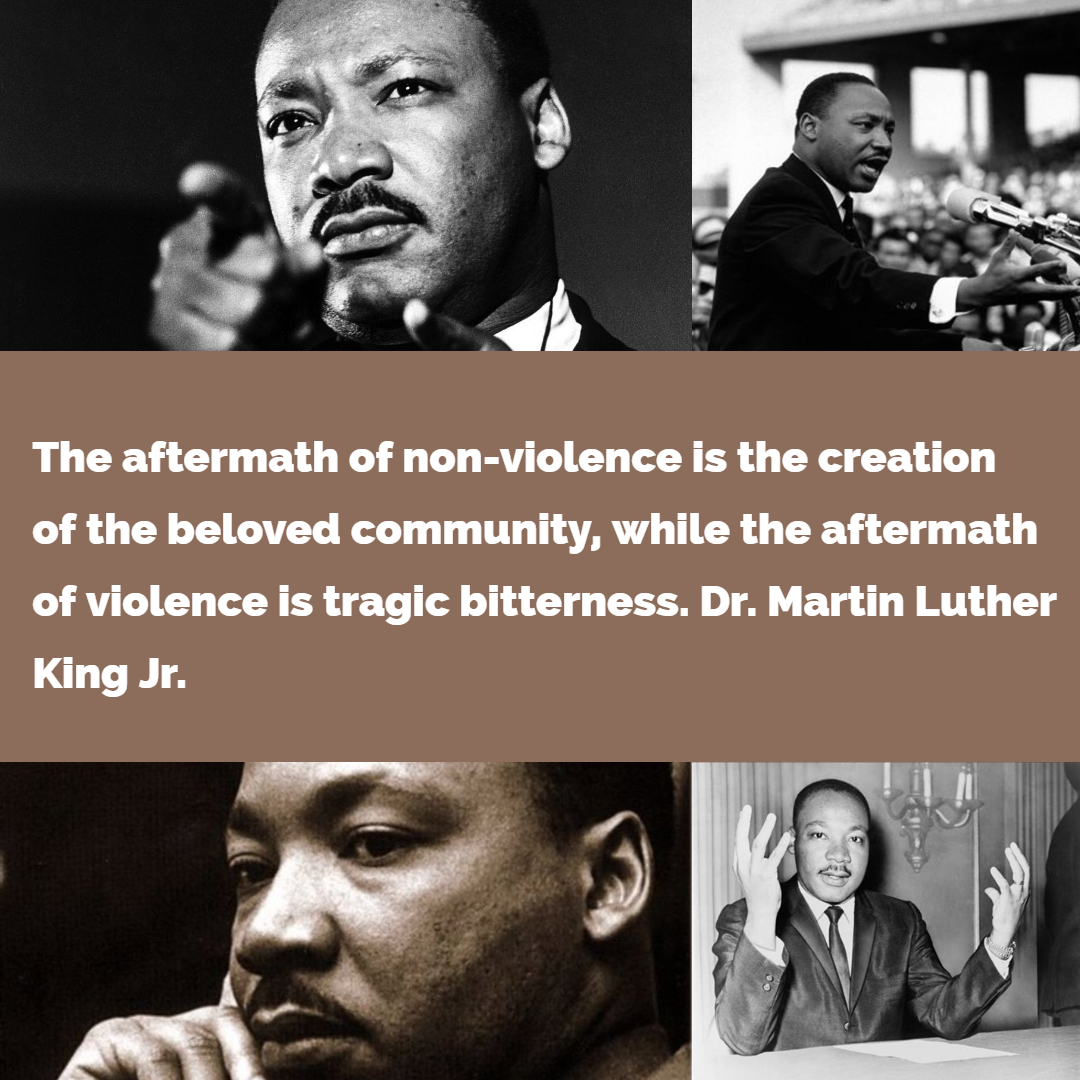 Martin Luther King Jr. Non-violent in SPEECH! What Today’s Bombastic ...